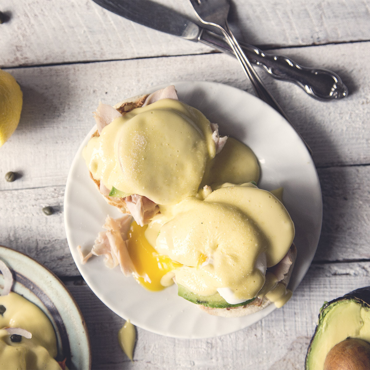 Avocado Eggs Benedict - Olive Oil Critic