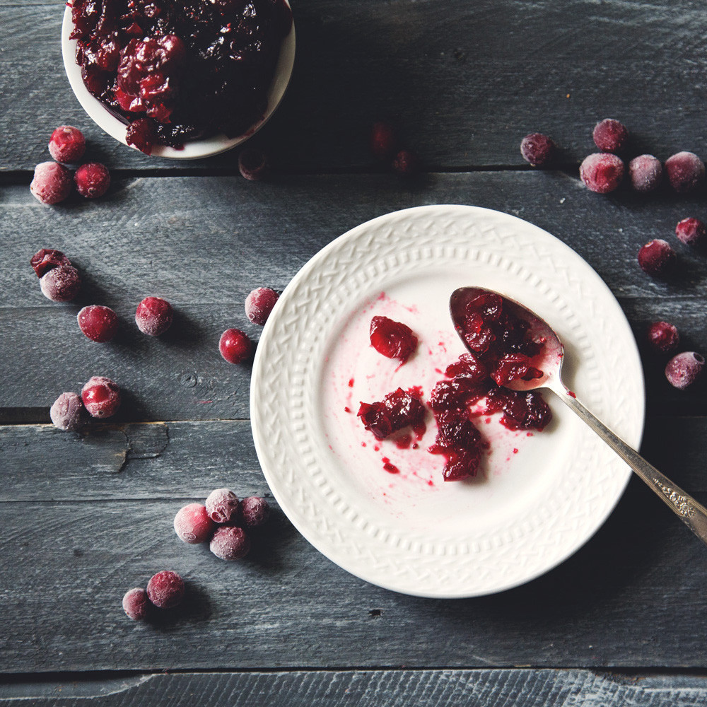 Cran-Raspberry Sauce - Olive Oil Critic