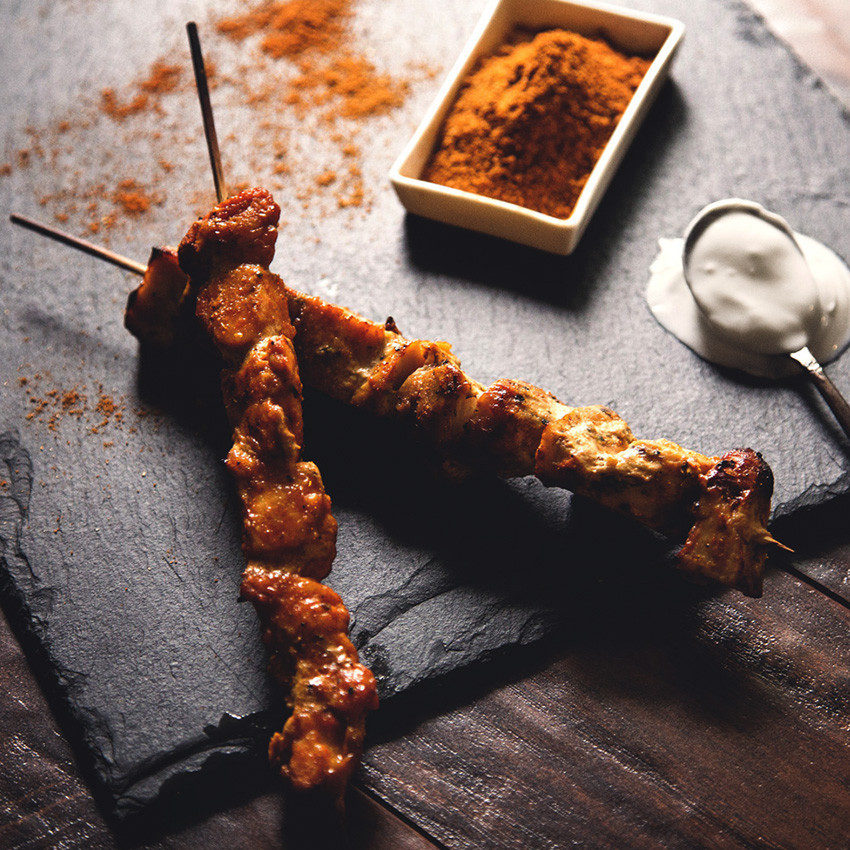 Curry Chicken Brochettes - Olive Oil Critic